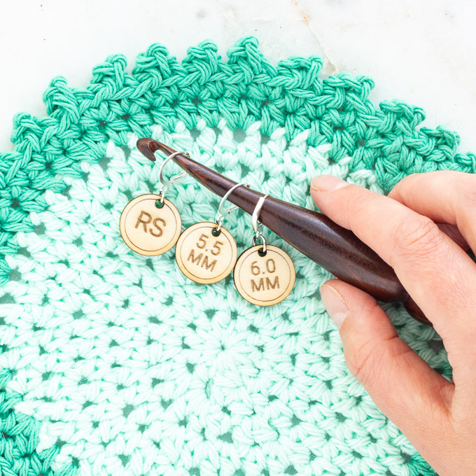 DIY Stitch Markers for Crochet and Knitting + Free SVG - You Should Craft